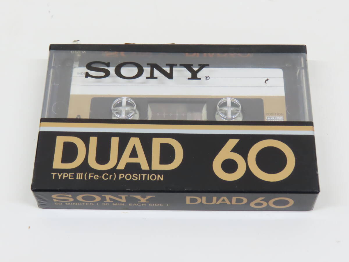 Yahoo!オークション - D8【 未開封 SONY 】 DUAD 60 ソニー カセットテ...