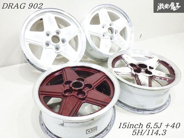 Yahoo!オークション - 【塗装品】 DRAG ドラッグ 902 15インチ 6.5J +4...