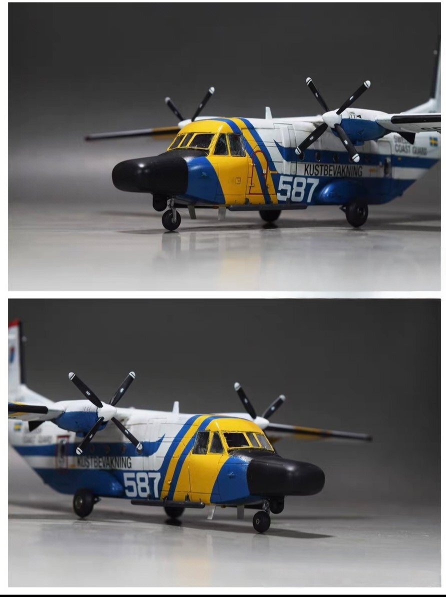 Yahoo!オークション - 1/72 スウェーデン SH89/C212 対潜哨戒機 組立塗...