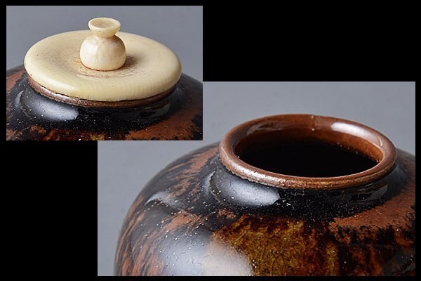 Yahoo!オークション - k868【和み】茶道具 時代 唐物茶入 検 茶道具煎...