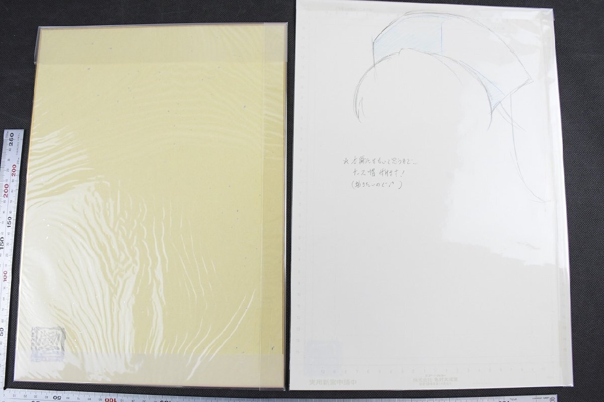 Yahoo!オークション - 直筆色紙 原画付 森雪7 ナース服 片励会 かわら...