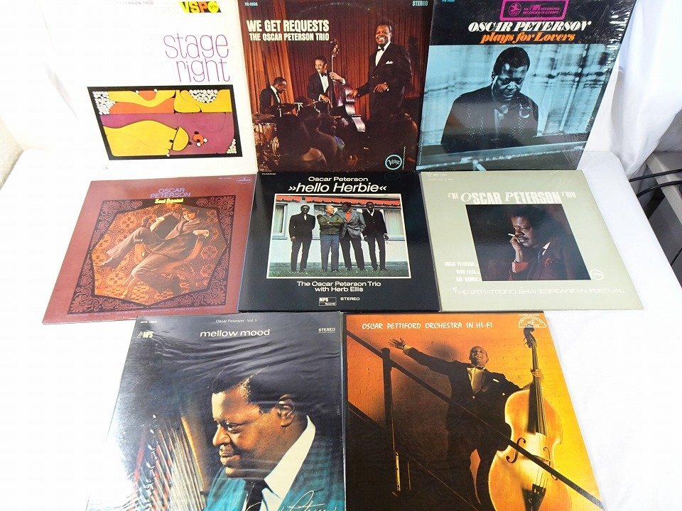 Yahoo!オークション - Oscar Peterson LP8組 Stage Right(US盤) / WE G...