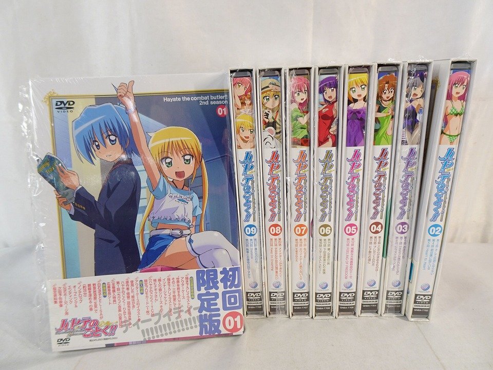 Yahoo!オークション - 【美品】ハヤテのごとく 初回限定版 DVD 1-9巻 ...