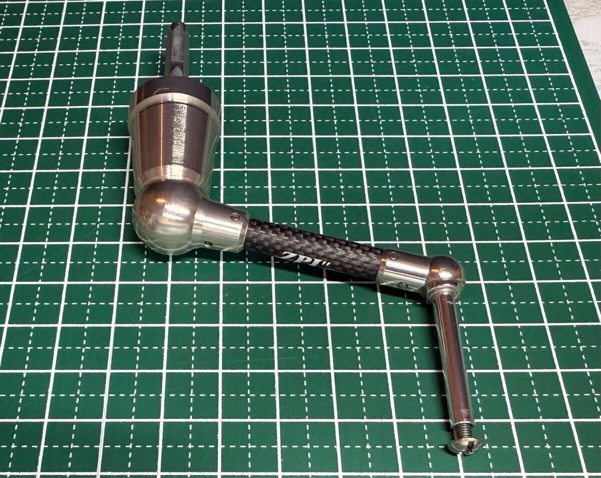 Yahoo!オークション - ZPI カーボンハンドル 50mm ダイワ 旧TD 貫通シ...