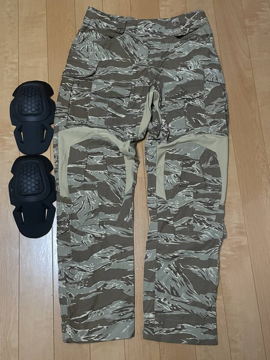 Yahoo!オークション - FFI デザートタイガー コンバットパンツ LGRサイ...