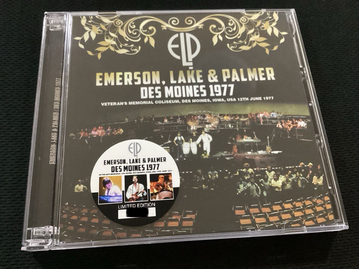 Yahoo!オークション - EMERSON LAKE & PALMER / DES MOINES 1977 (2CD...