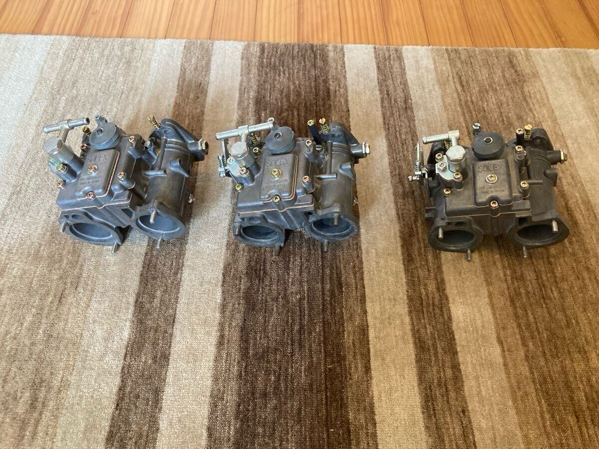 Yahoo!オークション - ソレックス S型 3機セット 40パイ L6 L20 L24 L2...