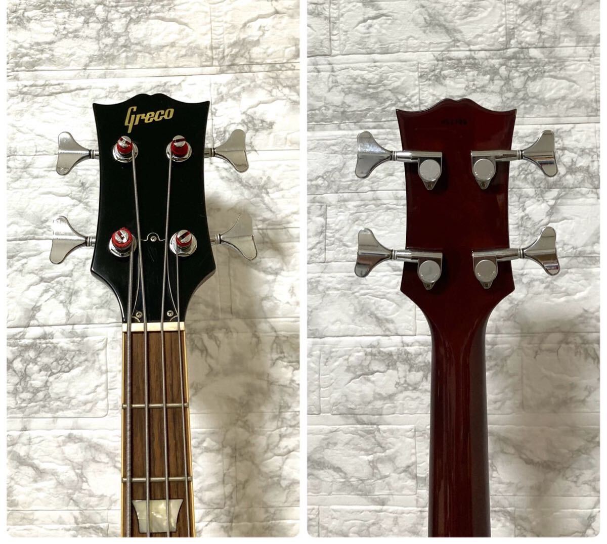 超 音出しOK Greco グレコ すかんち shima-chang しまちゃん カタログ外モデル 虎杢 レスポールベース 日本製ビンテージ 90' 現状品(グレコ)｜売買されたオークション ...