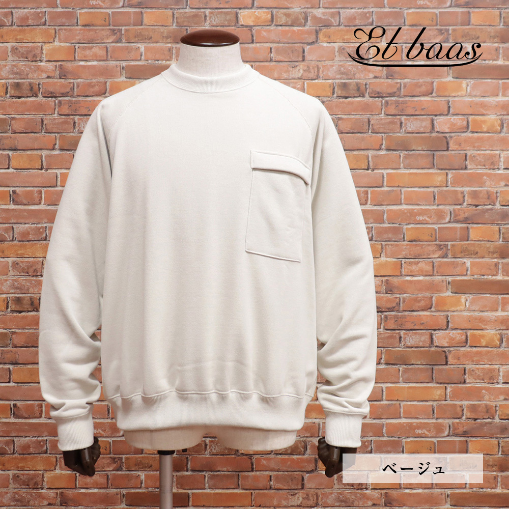 Yahoo!オークション - Et baas/Lサイズ/日本製 クルーネック スウェッ...