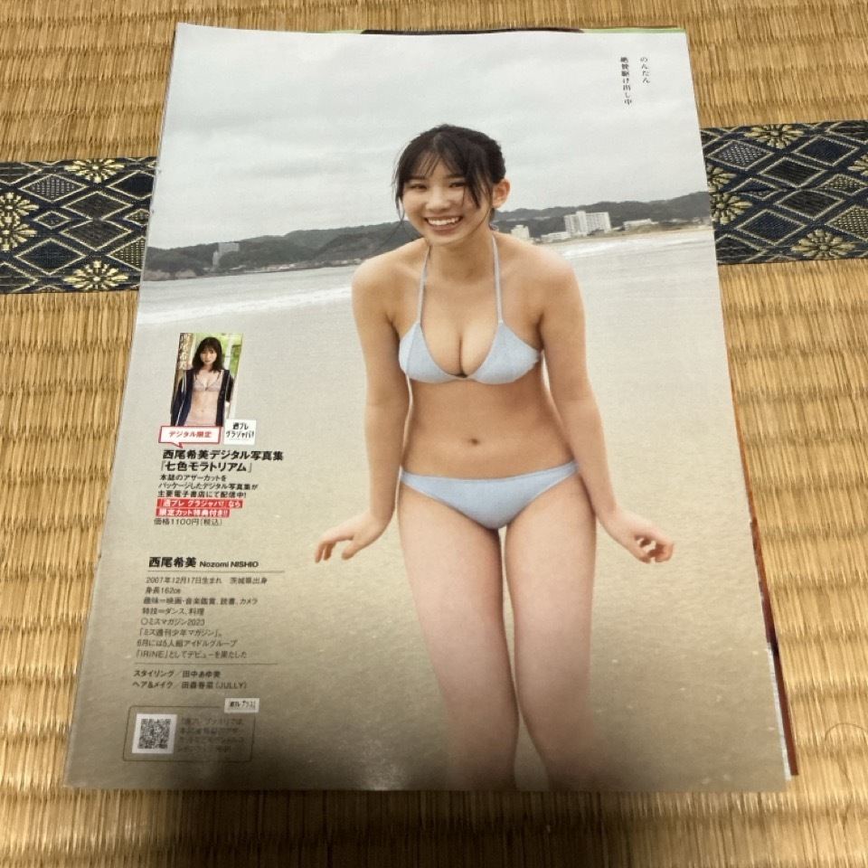 Yahoo!オークション - 西尾希美 6P 1P抜けあり 週刊プレイボーイ 2025...