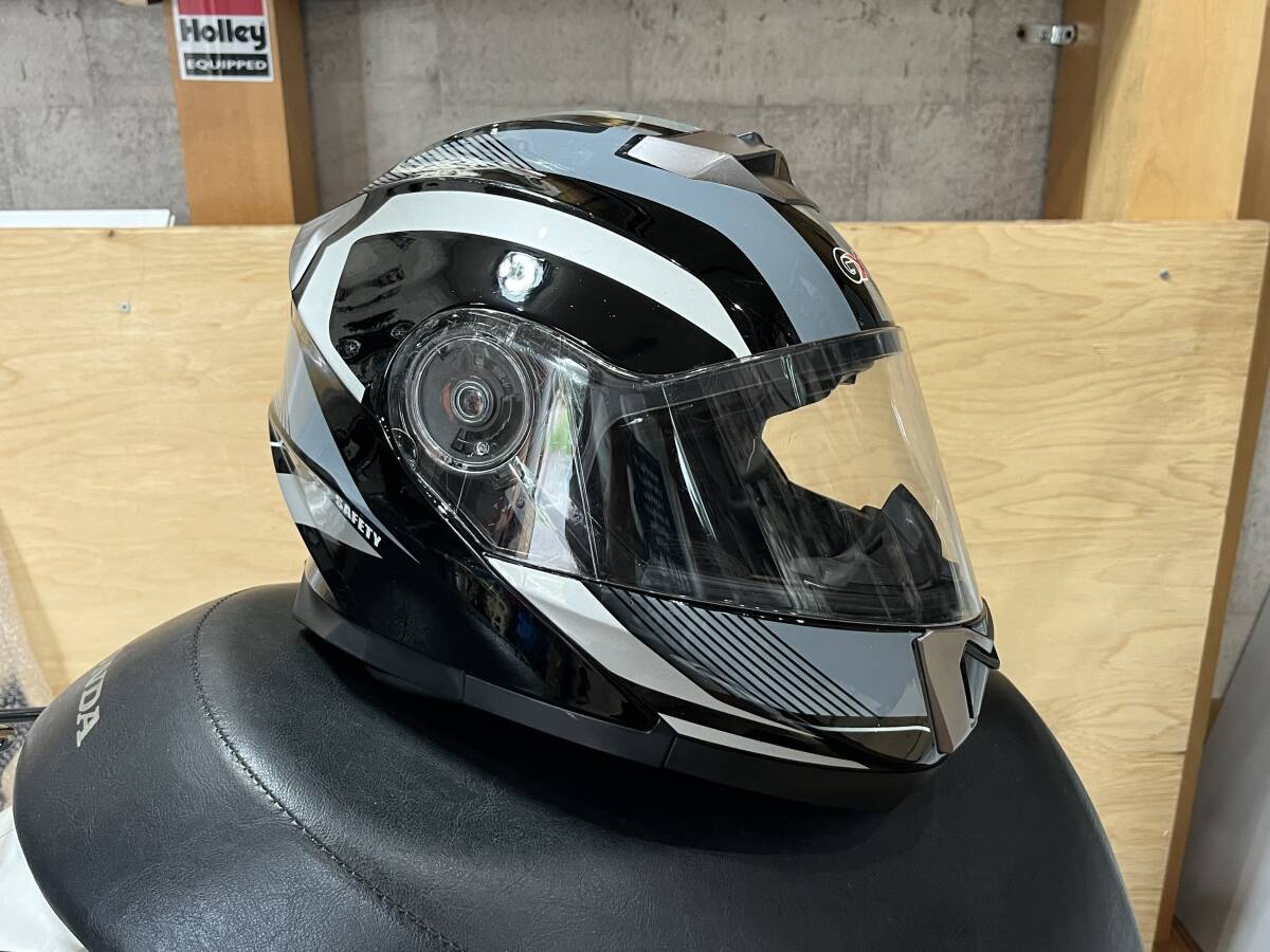 Yahoo!オークション - GXT フリップアップ ヘルメット XL ORG SAFETY c...