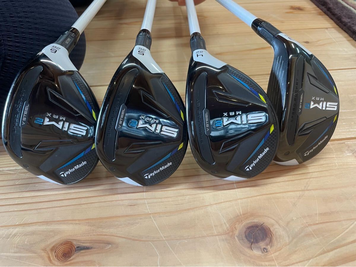 Yahoo!オークション - 【超美品】テーラーメイド SIM2 MAX ユーティリ...