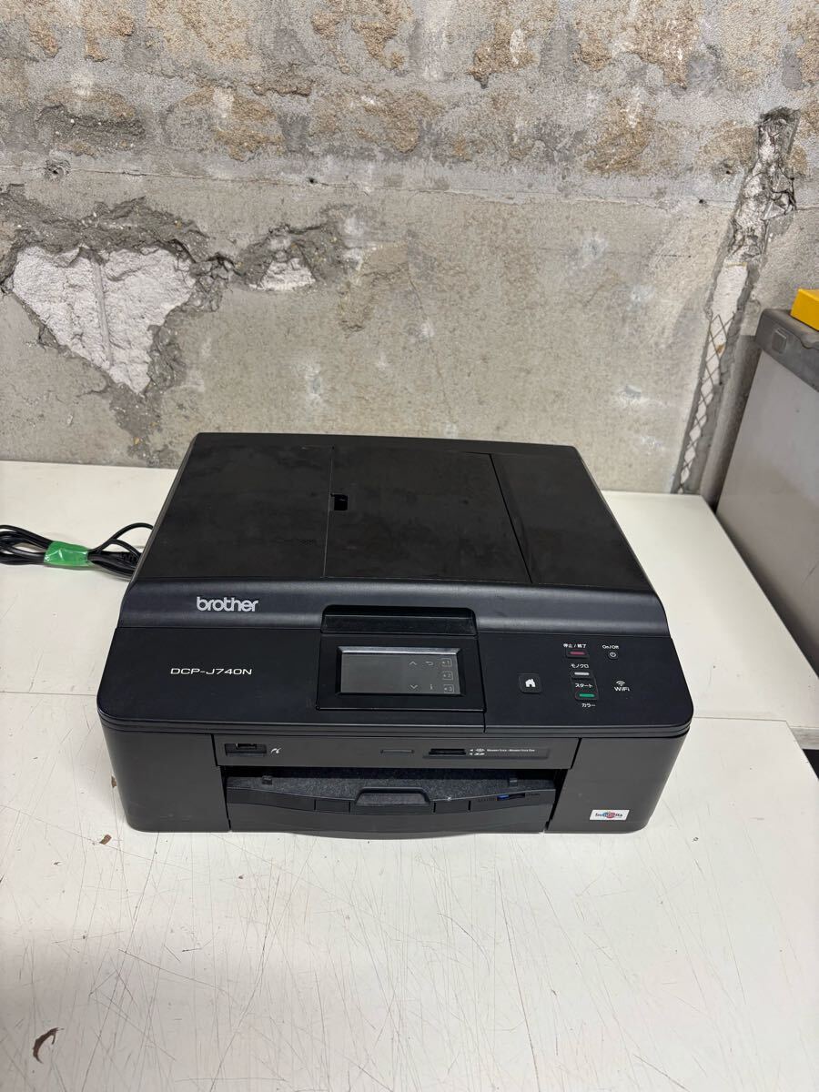 Yahoo!オークション - BROTHER A4インクジェット複合機 DCP-J740N ブラ...