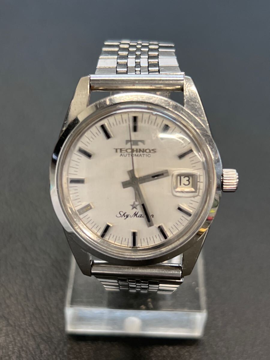Yahoo!オークション - TECHNOS テクノス スカイマスター 自動巻き ATSS...
