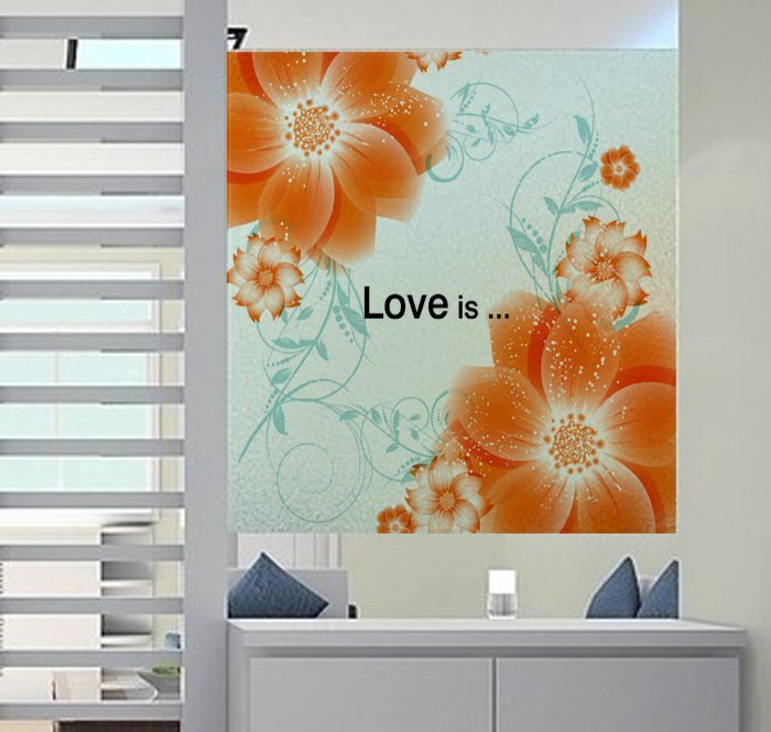 Yahoo!オークション - デザインガラスフィルム【半透明タイプG140】目...