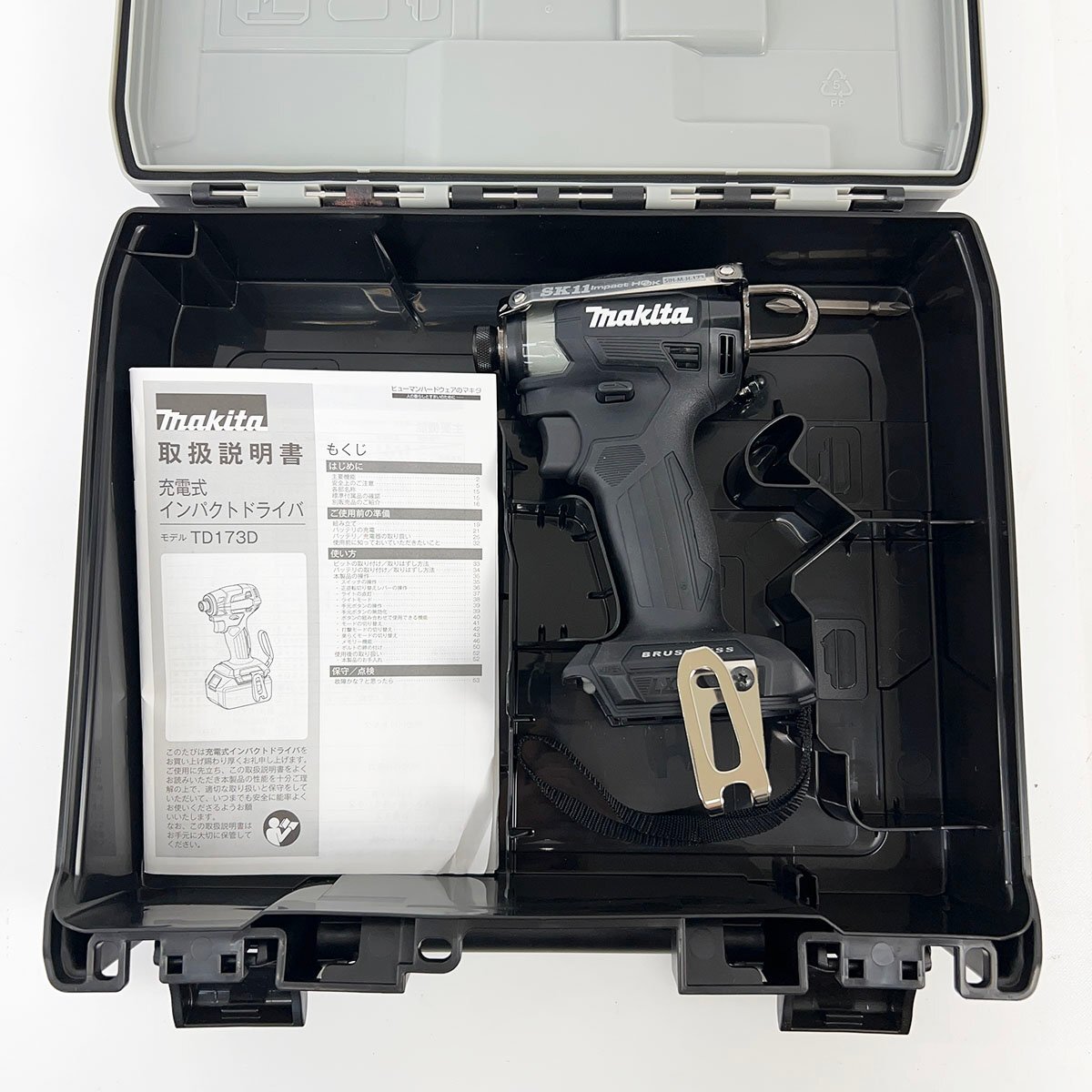 makita マキタ 18V 充電式インパクトドライバ TD173D 本体 ケース付き K7052(蛍光灯)｜売買されたオークション情報、yahooの商品情報をアーカイブ公開 - オークファン ...