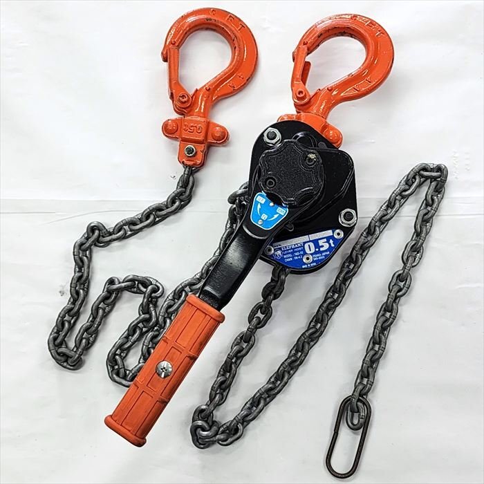 Yahoo!オークション - 美品 ELEPHANT 象印 強力レバーホイスト 0.5t 0....