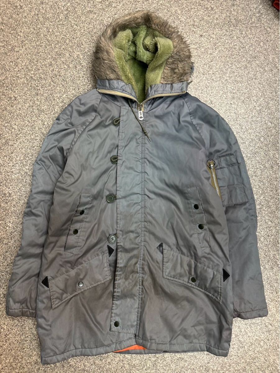 Yahoo!オークション - Toyo sawing company M 90s 00s N-3B グレー フ...