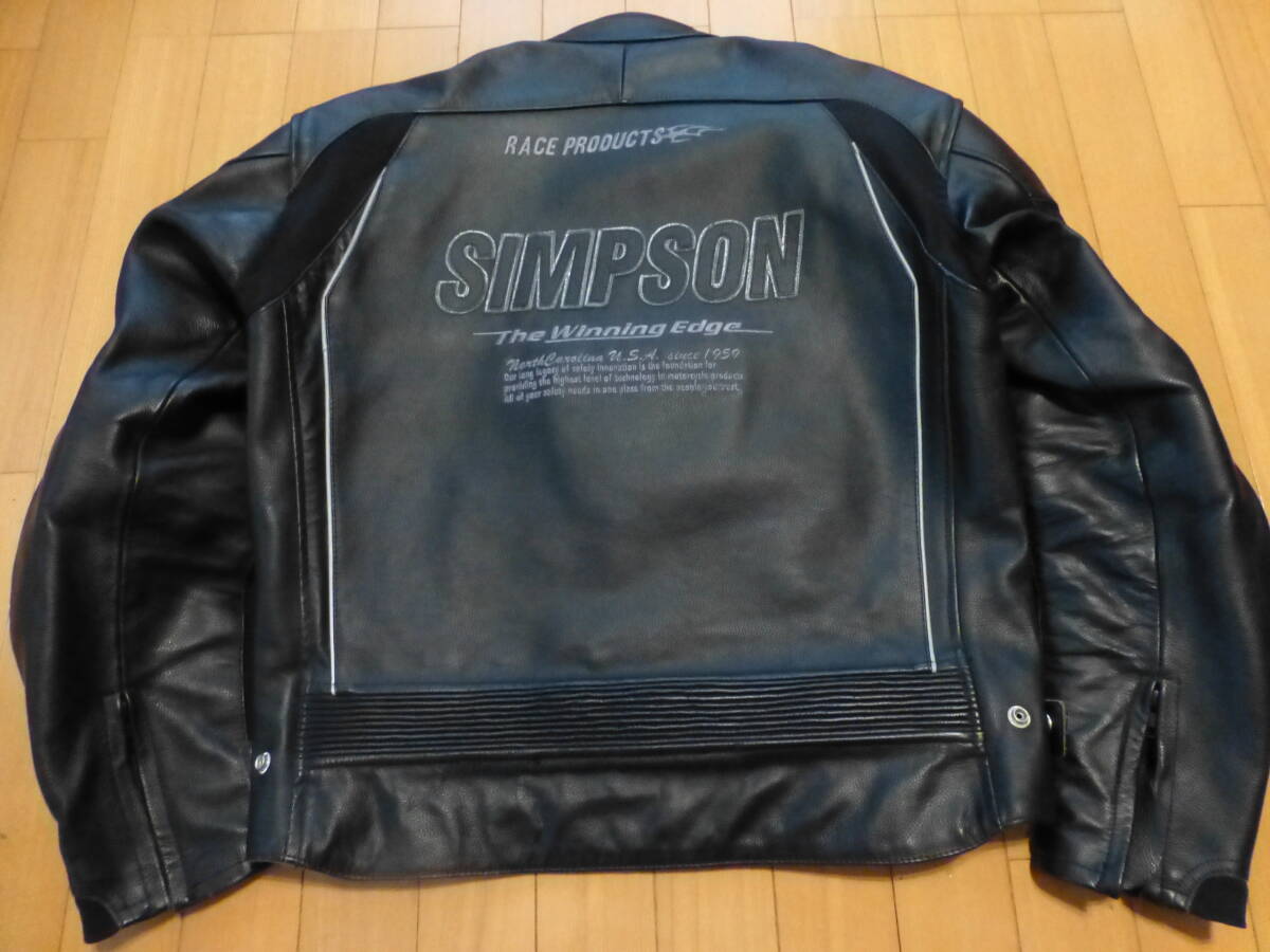 Yahoo!オークション - シンプソン レザージャケットNo7-26