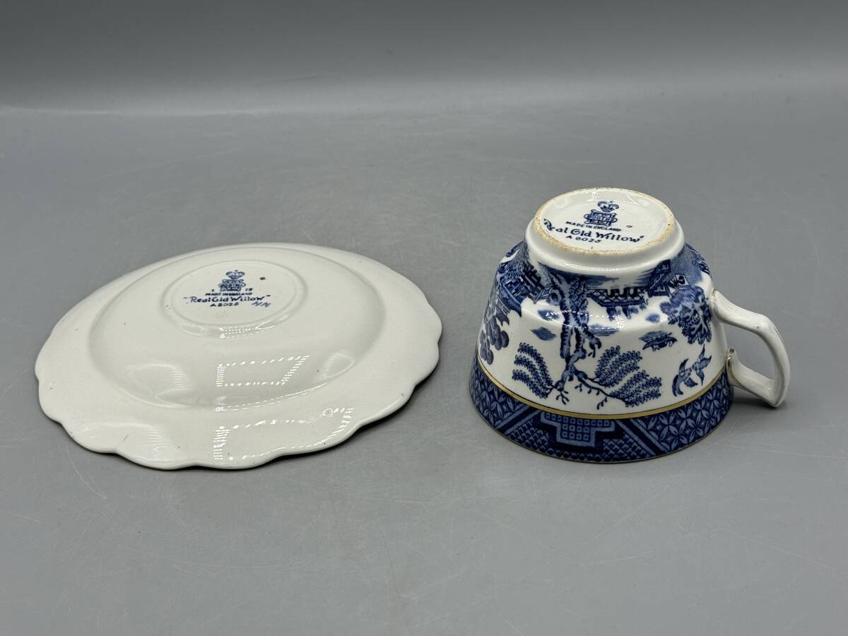 Yahoo!オークション - ブース 金彩染付 ウィロー Booths リアルオール...