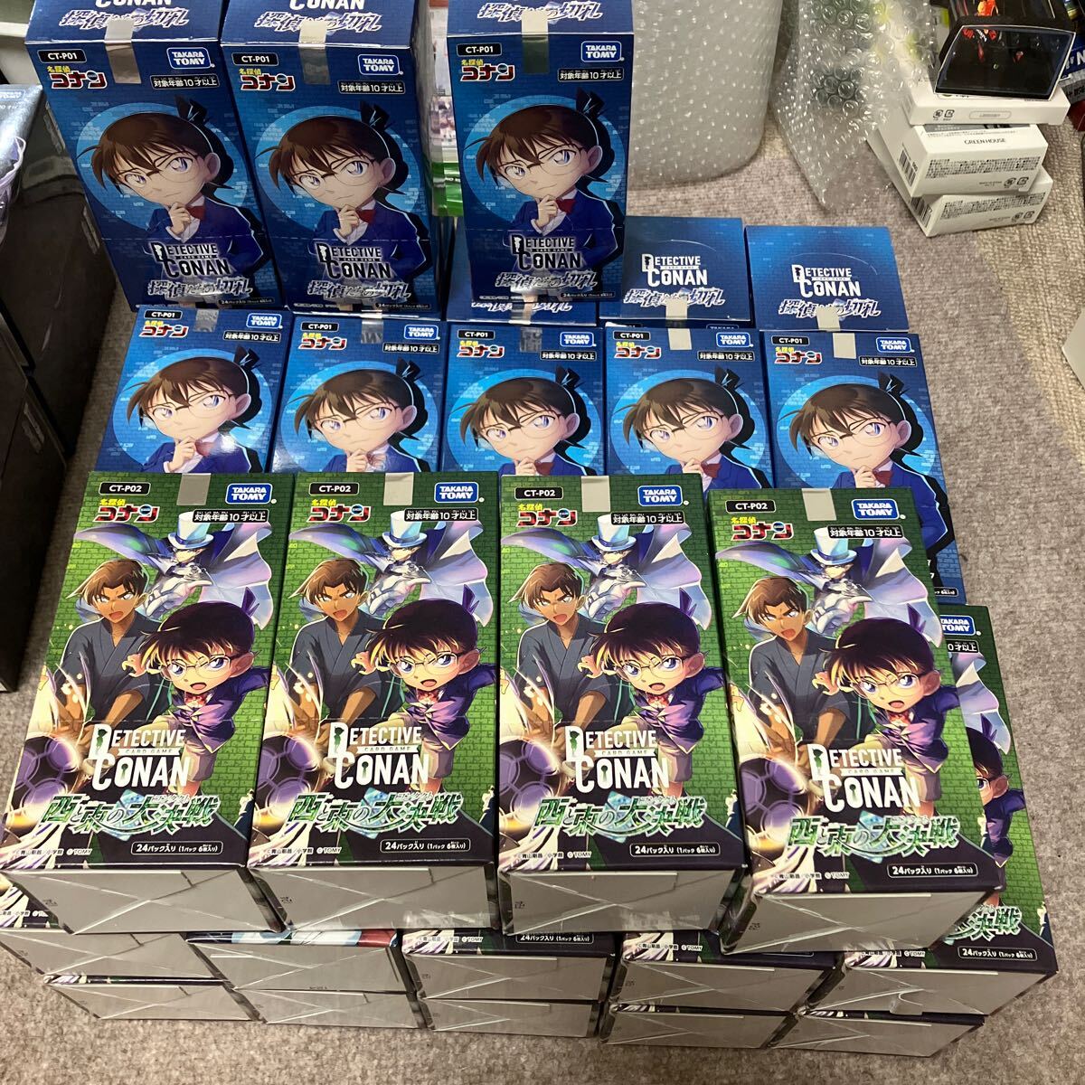 Yahoo!オークション - 名探偵コナン TCG CT-P02 Case-Booster 02 西と...