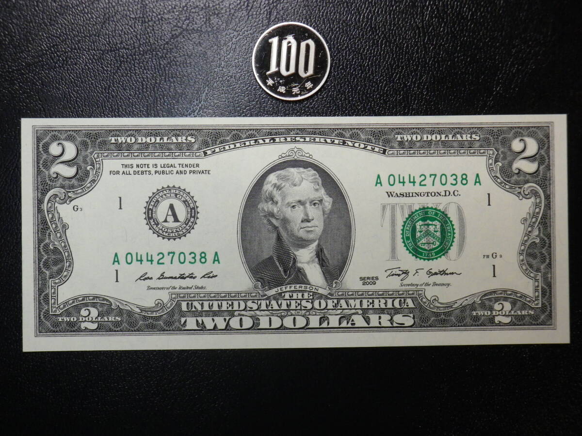 Yahoo!オークション - USA / アメリカ 2009年 2Dollars 未使用 P-530A...