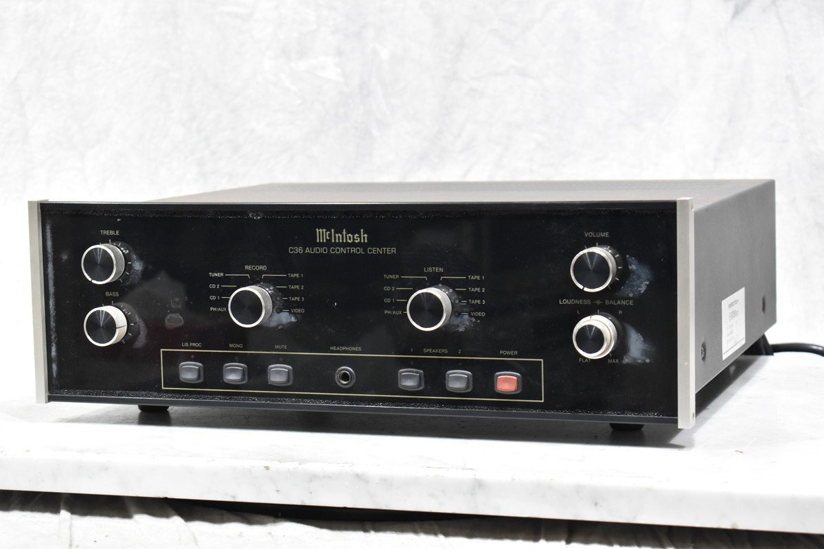 Yahoo!オークション - 【C】McIntosh C36 プリアンプ/コントロールアン...
