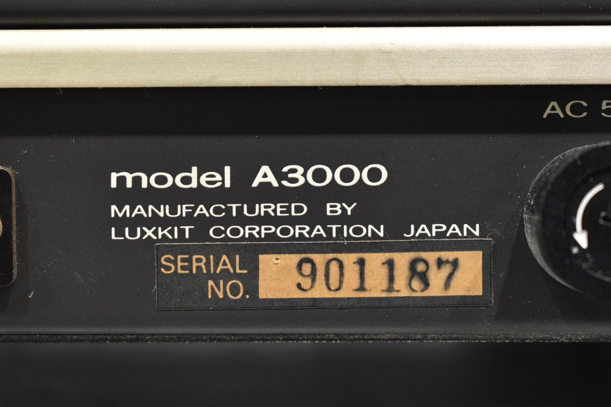 Yahoo!オークション - 【J】LUXMAN LUXKIT A3000 管球式/真空管 ステレ...
