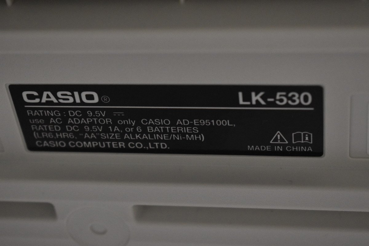 Yahoo!オークション - 【C】CASIO Casiotone LK-530 光ナビゲーション...
