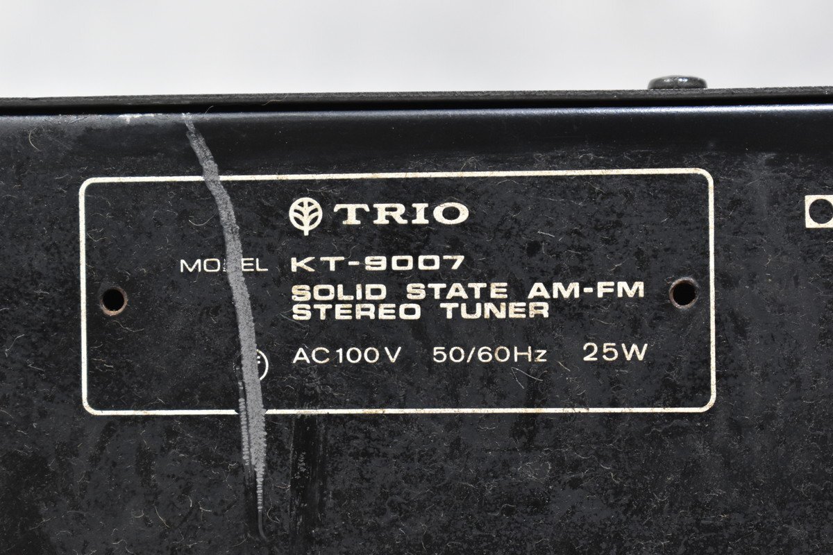 Yahoo!オークション - 【G】TRIO KT-9007 AM/FMチューナー トリオ 3068...