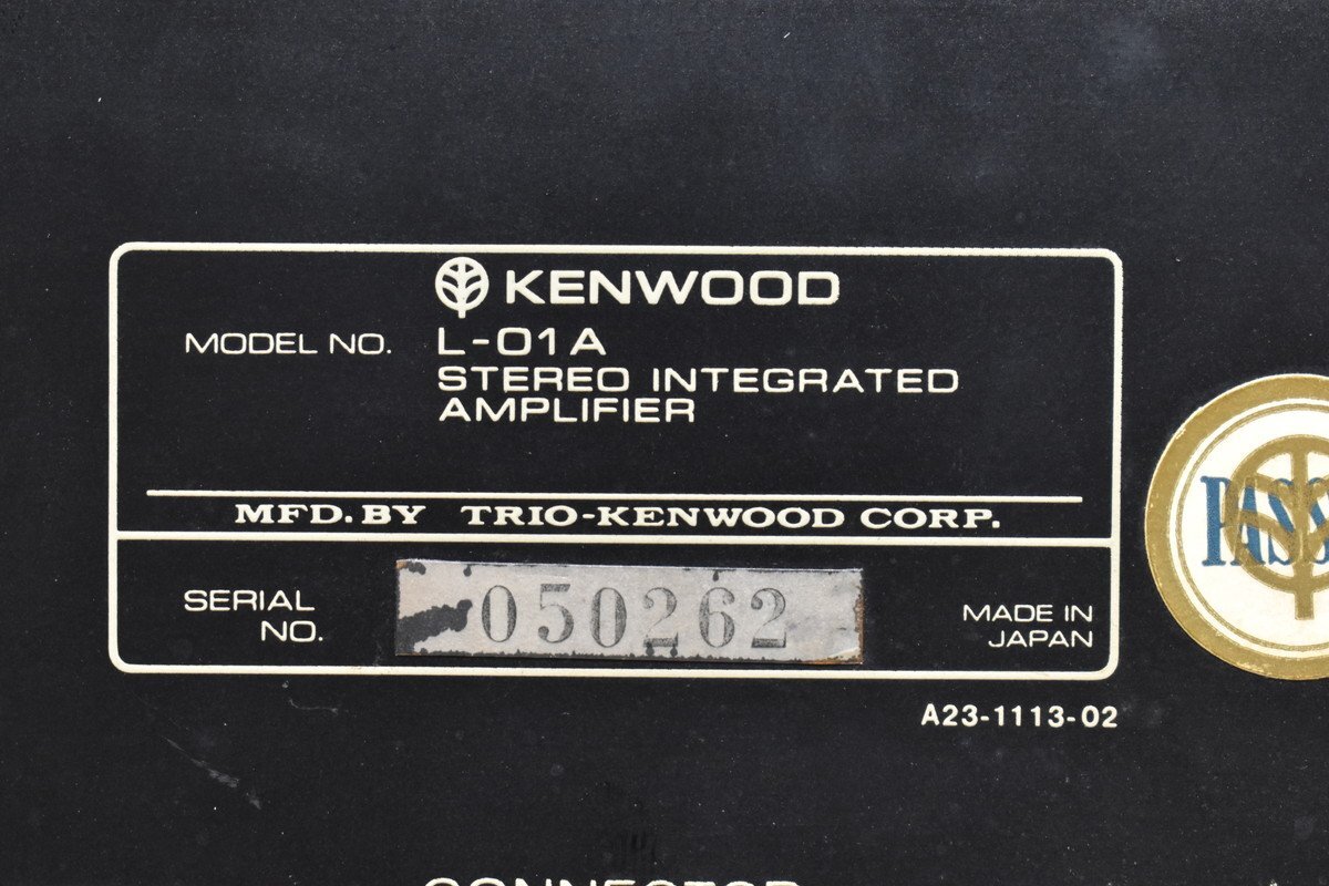 Yahoo!オークション - 【D】KENWOOD L-01A / L-01A-PS プリメインアン...