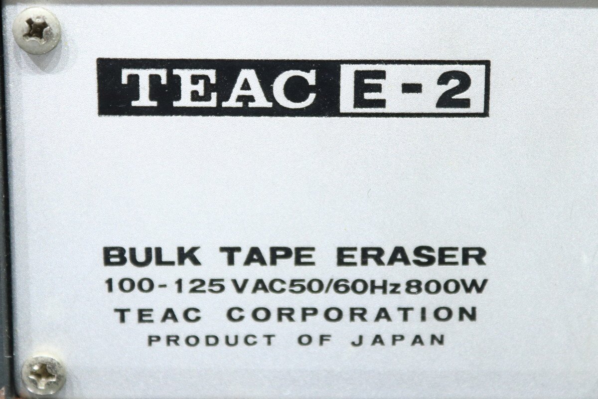 Yahoo!オークション - 【C】TEAC E-2A バルクイレーサー ティアック 30...