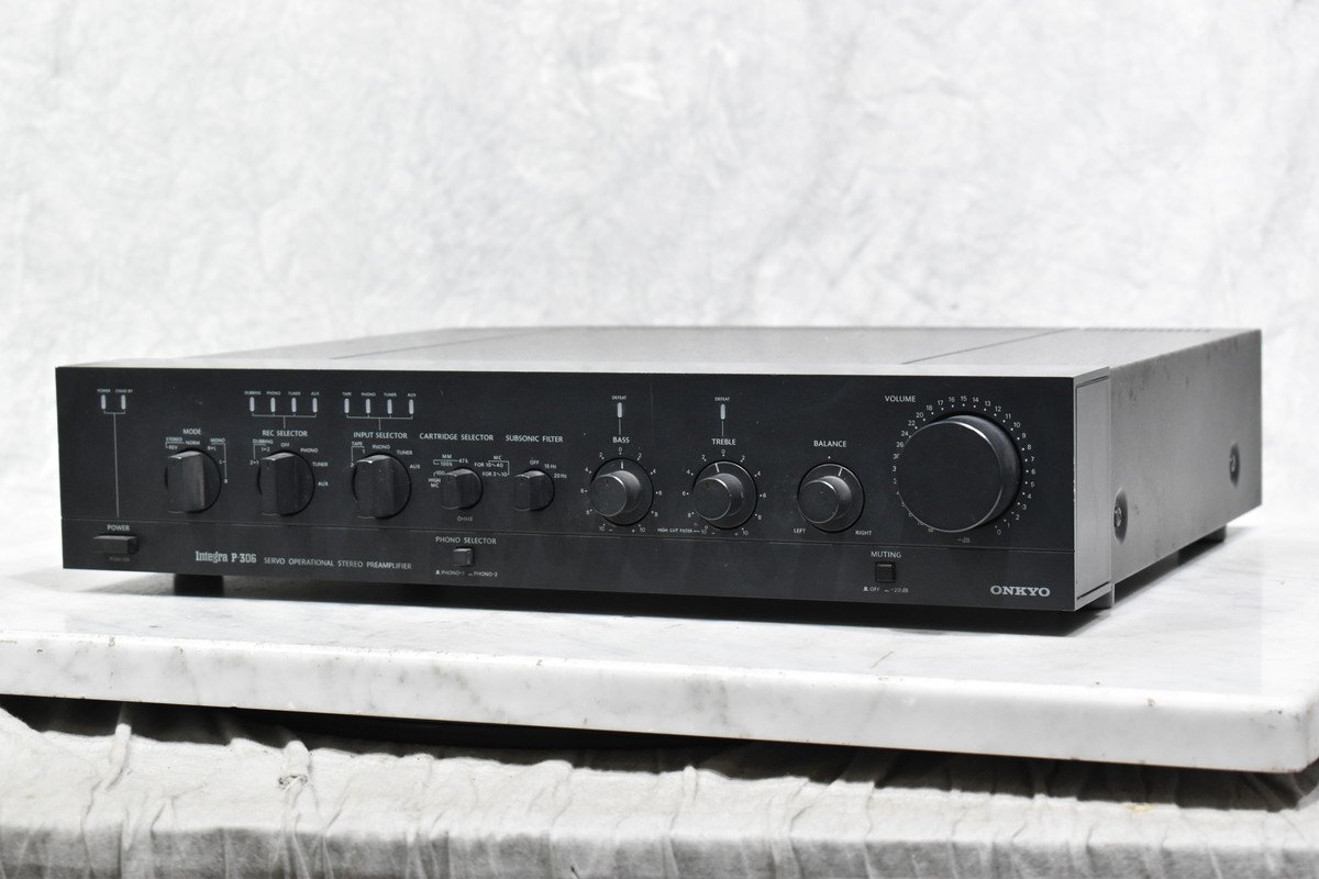 Yahoo!オークション - 【J】ONKYO Integra P-306 プリアンプ オンキョ...