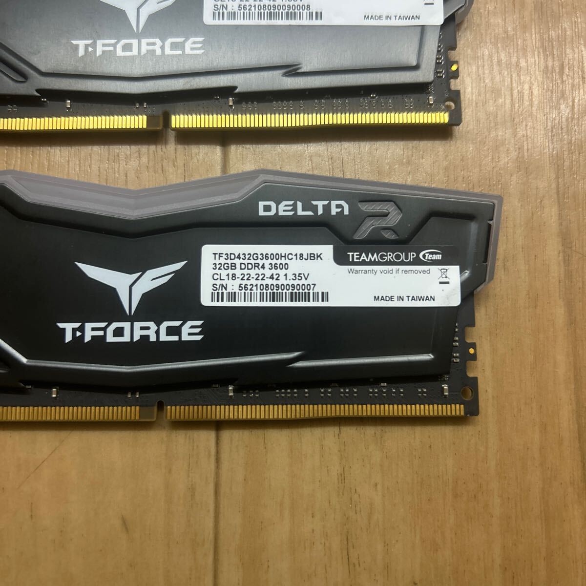 Yahoo!オークション - T-Force Delta /32GB DDR4(DDR4-3600) メモリ 中...