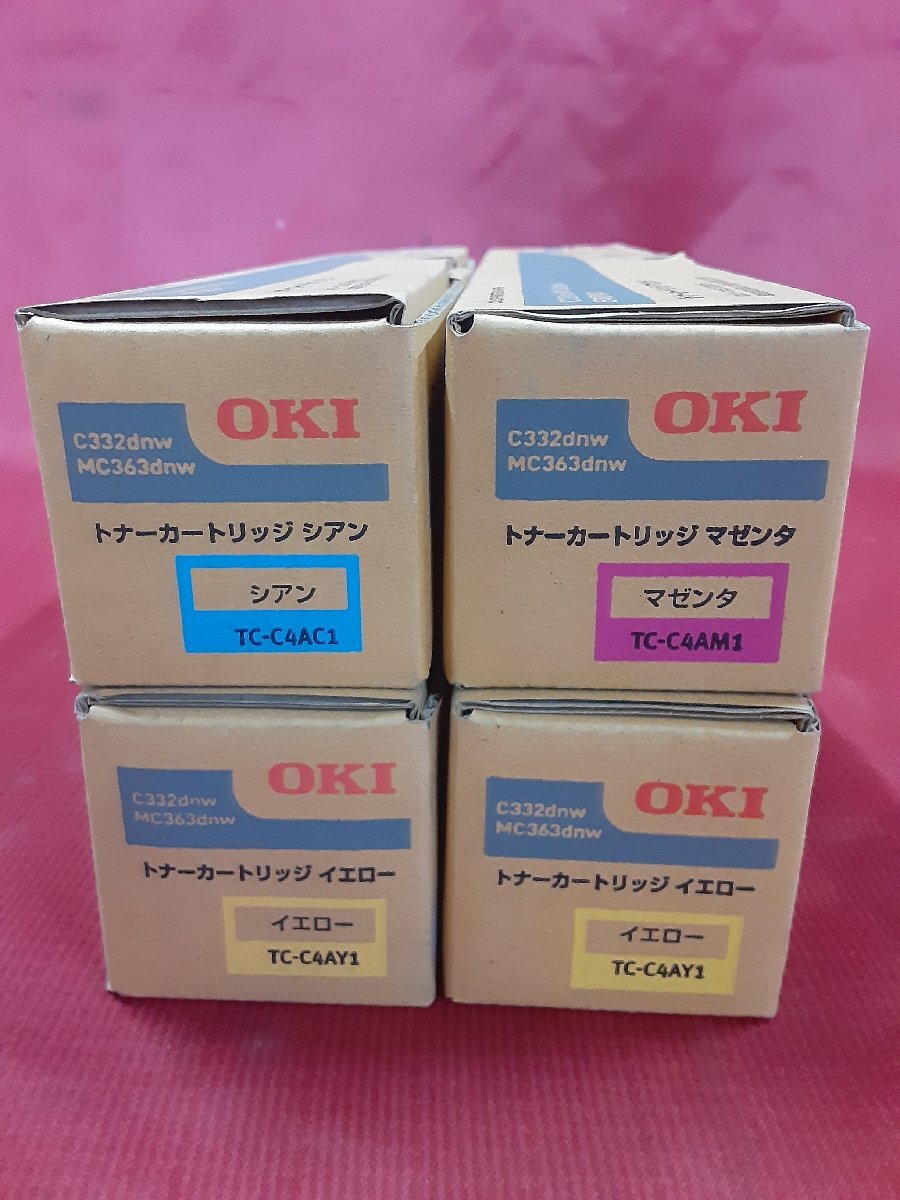 Yahoo!オークション - OKI TC-C4A C1×1 M1×1 Y1×2 未使用品