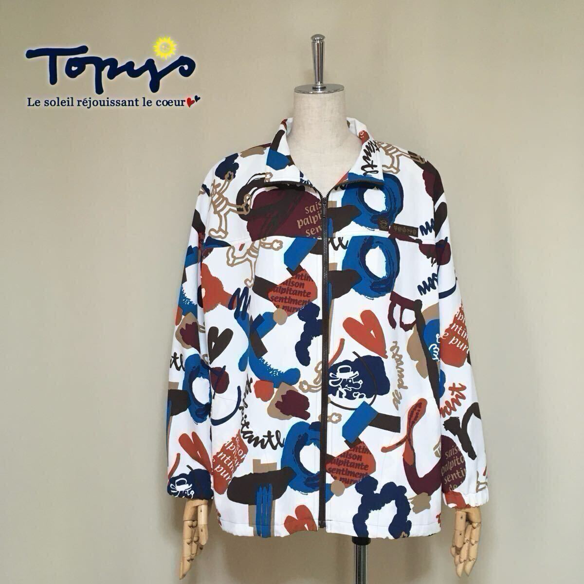 Yahoo!オークション - 【美品】Topys Plusトピィーズ プラス 総柄 ジッ...