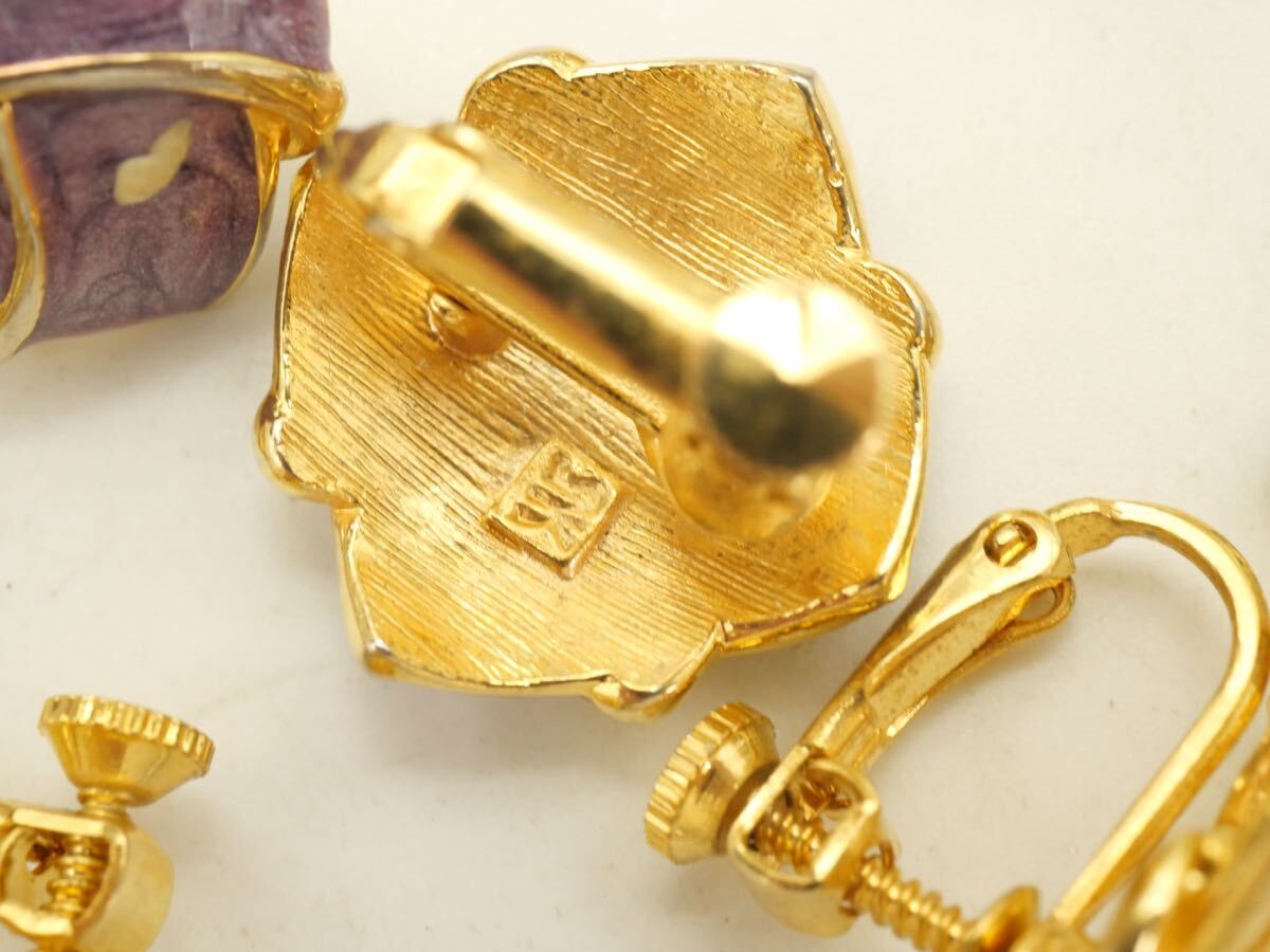 Yahoo!オークション - 【E20】ヴィンテージ イヤリング 両耳揃い 両耳 ...