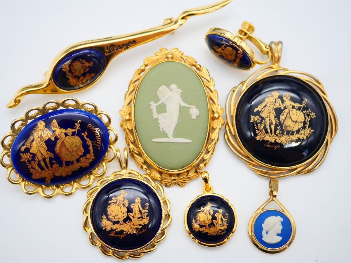 B54 WEDG WOOD ウェッジウッド LIMOGES リモージュ ペンダントトップ など ヴィンテージ アクセサリー 大量 まとめ売り まとめ TIA(ペンダントトップ、チャーム)｜売買 ...