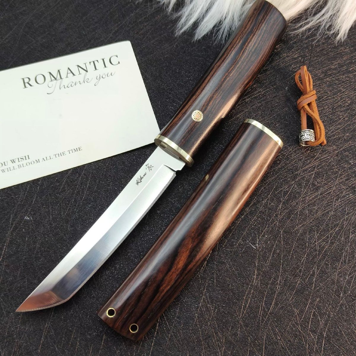 Yahoo!オークション - M390 超高品質 ハンティング サバイバルナイフ ...