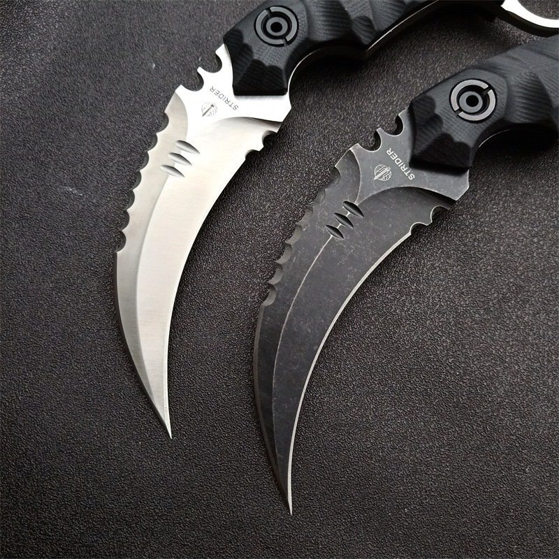 Yahoo!オークション - 高品質 サバイバルナイフ 重量感190g 鋼製 薪割...