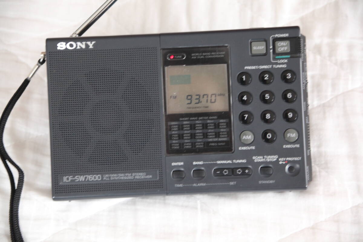 Yahoo!オークション - SONY ICF-SW7600 FMのみ高感度受信 AM/SWはNG ...