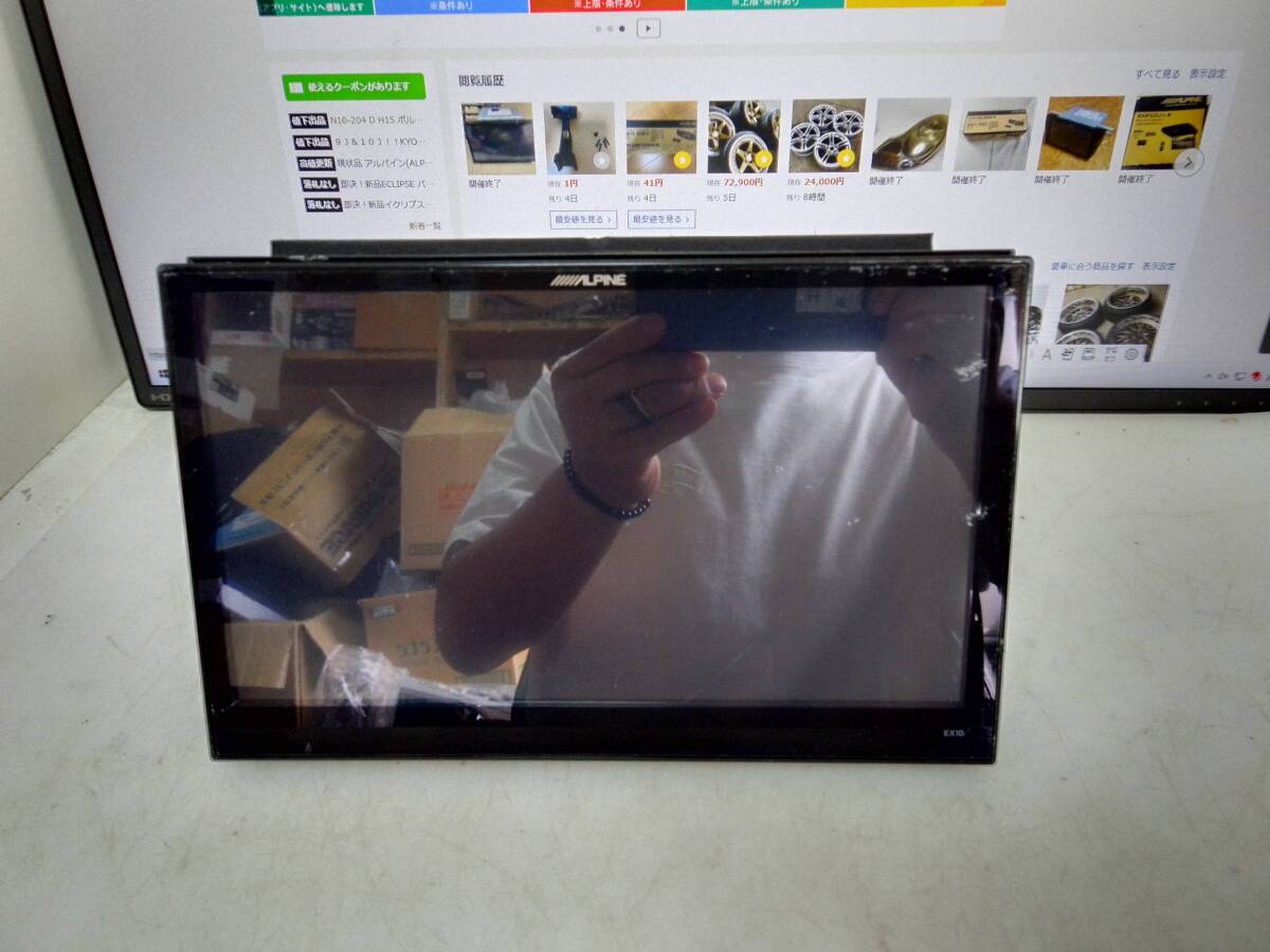 Yahoo!オークション - 即決 アルパイン10インチナビ EX10-VO ジャンク