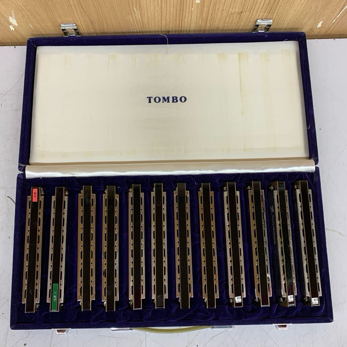 Yahoo!オークション - 【U-1】 TOMBO Band Deluxe 21 ハーモニカ セッ...