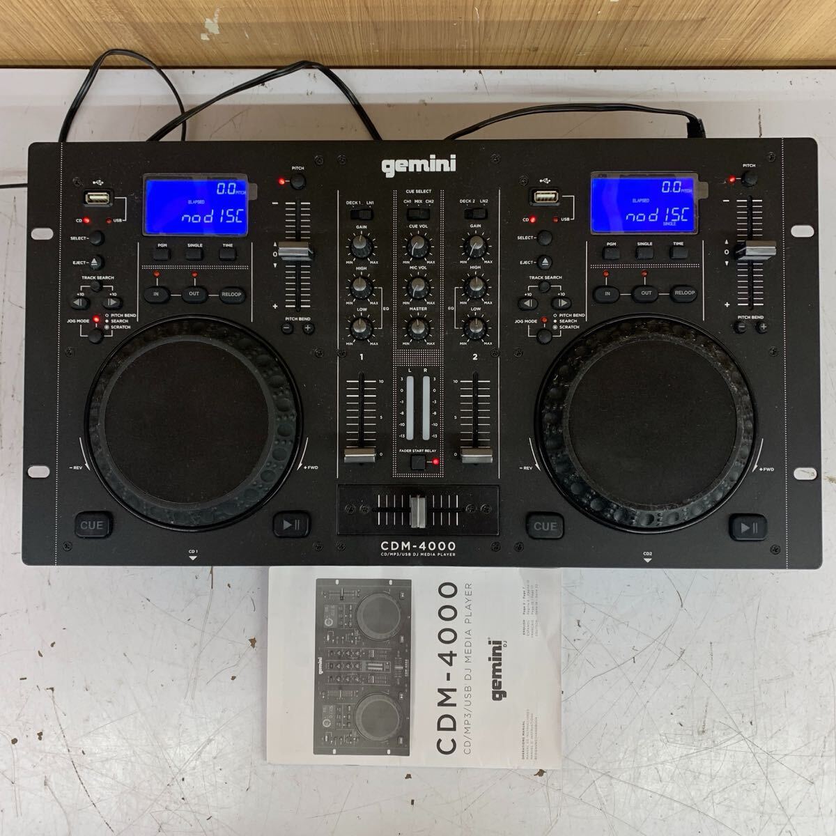 Yahoo!オークション - 【Q-3】 Gemini CDM-4000 DJコントローラー CDJ ...