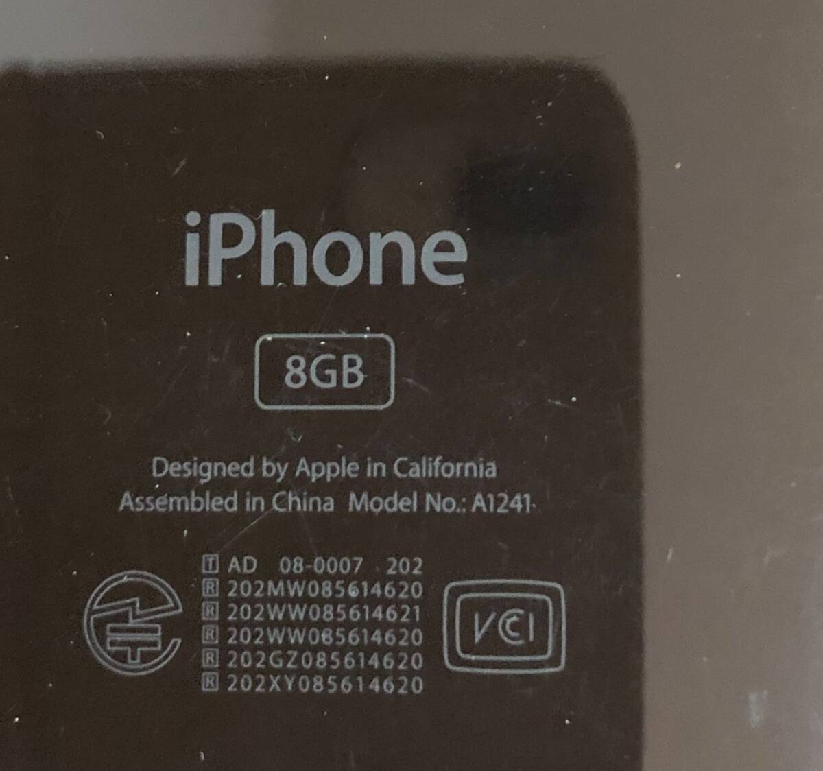 Yahoo!オークション - 【ジャンク通電確認済】Apple iPhone 3G 8GB Mod...