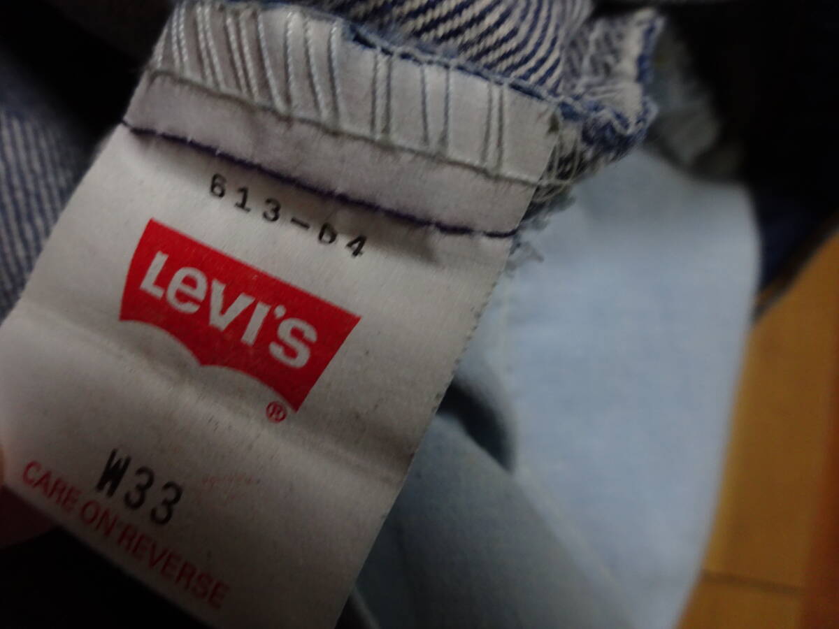 Yahoo!オークション - に-151 Levi's613 デニムパンツ サイズ33インチ