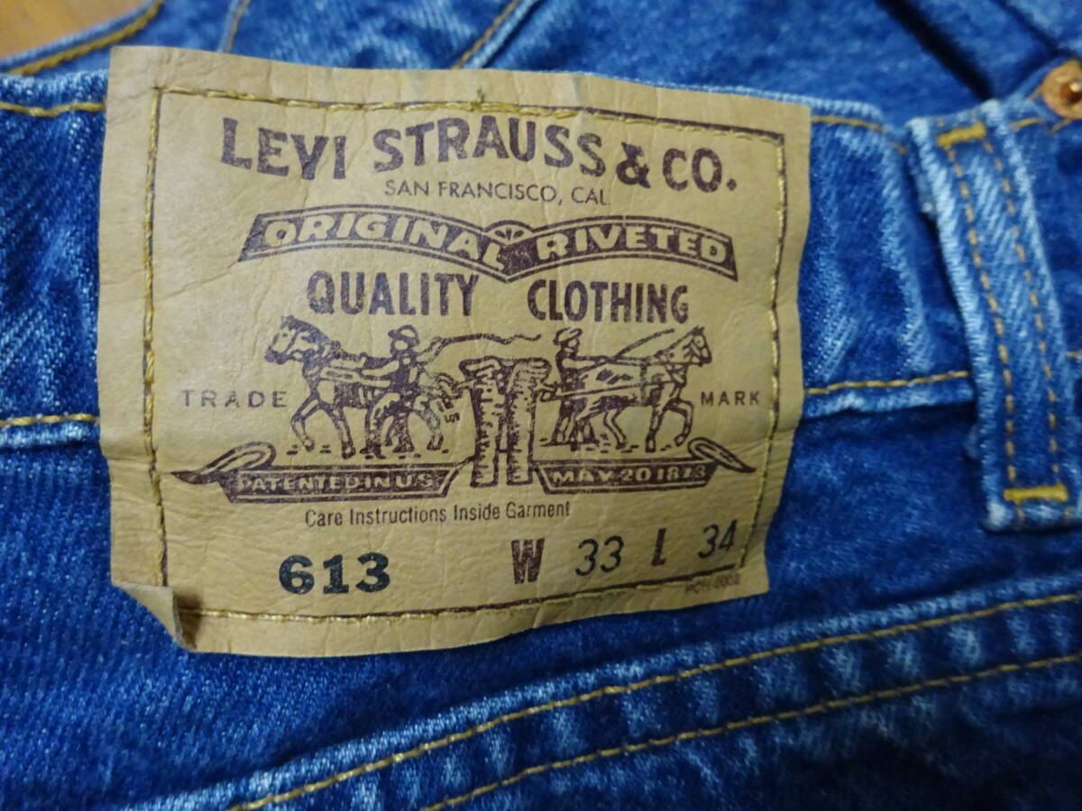 Yahoo!オークション - に-151 Levi's613 デニムパンツ サイズ33インチ