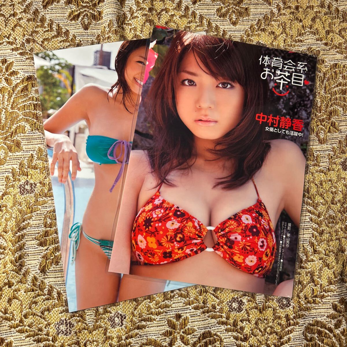 Yahoo!オークション - 《厚手ラミネート加工》 中村静香 貴重グラビア ...