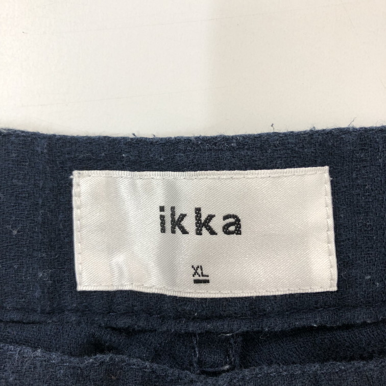 Yahoo!オークション - 2501F-015 メンズ ikka イッカ ネイビー パンツ ...