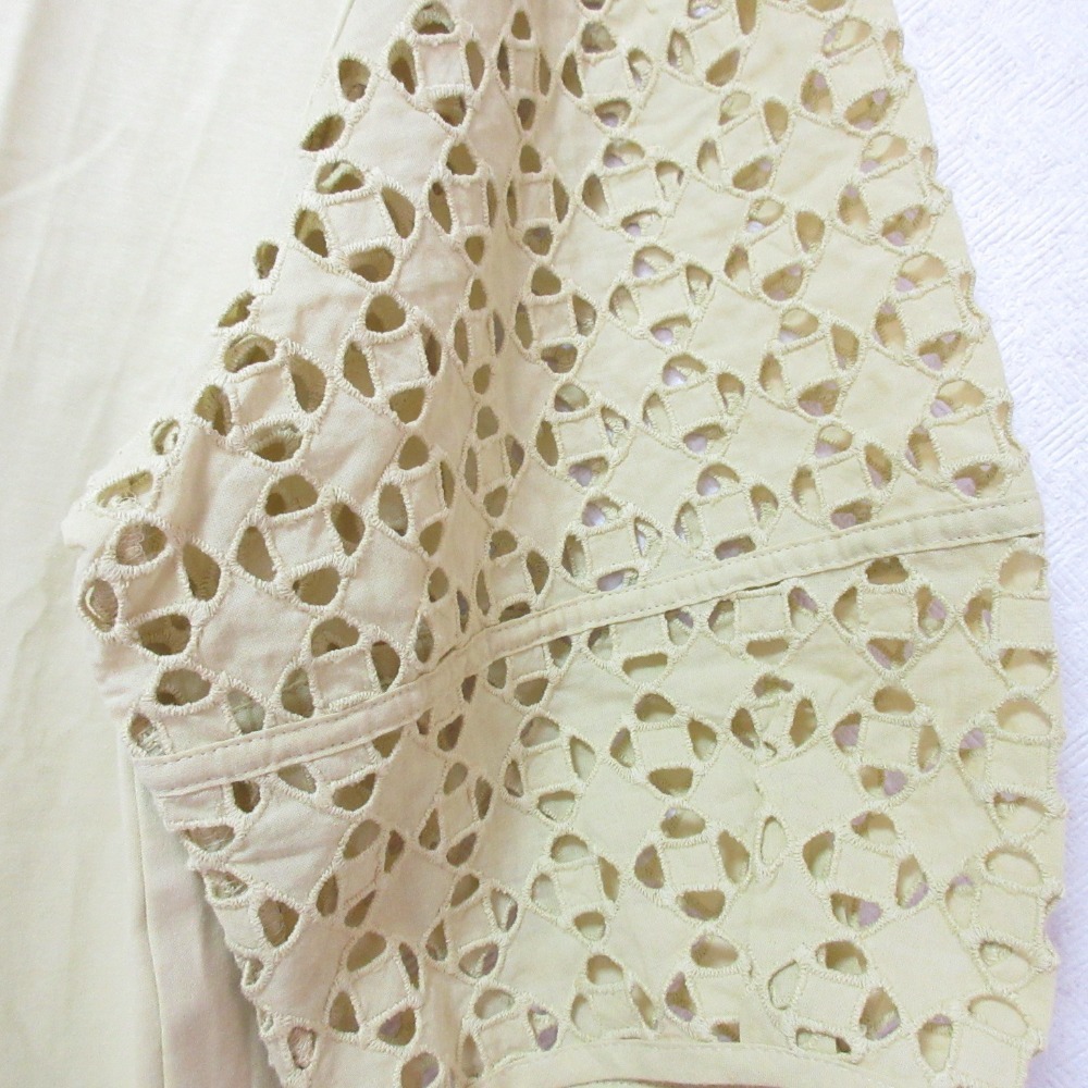 Yahoo!オークション - 美品 23SS 23区 カットワークレーススリーブ Tシ...